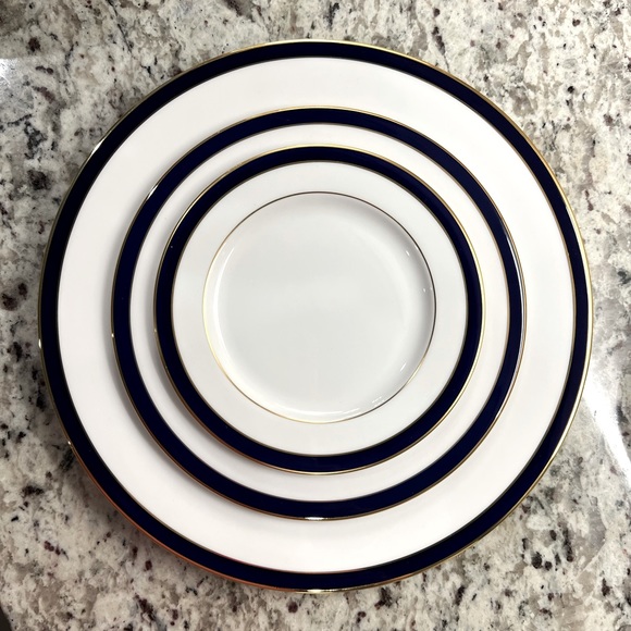 Lenox | Dining | Lenox Federal Cobalt Fine China 5 Place Settings And ...